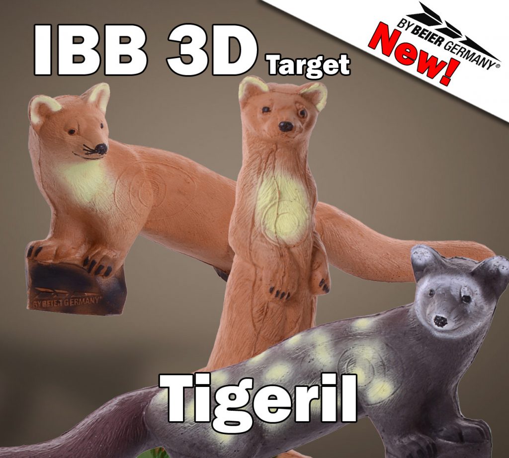 New IBB 3D Target Tiger Polecat